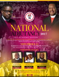 Fall 2017 Adjutancy Academy - COGIC Adjutancy