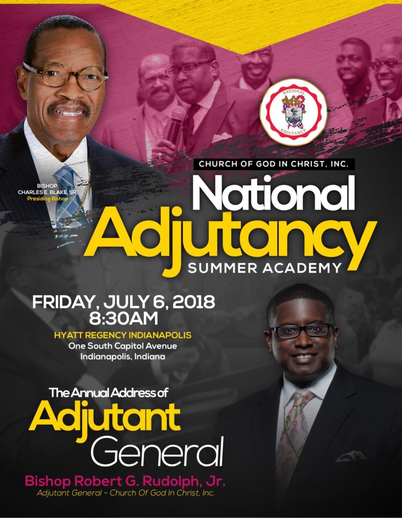 Summer 2018 Adjutancy Academy - COGIC Adjutancy