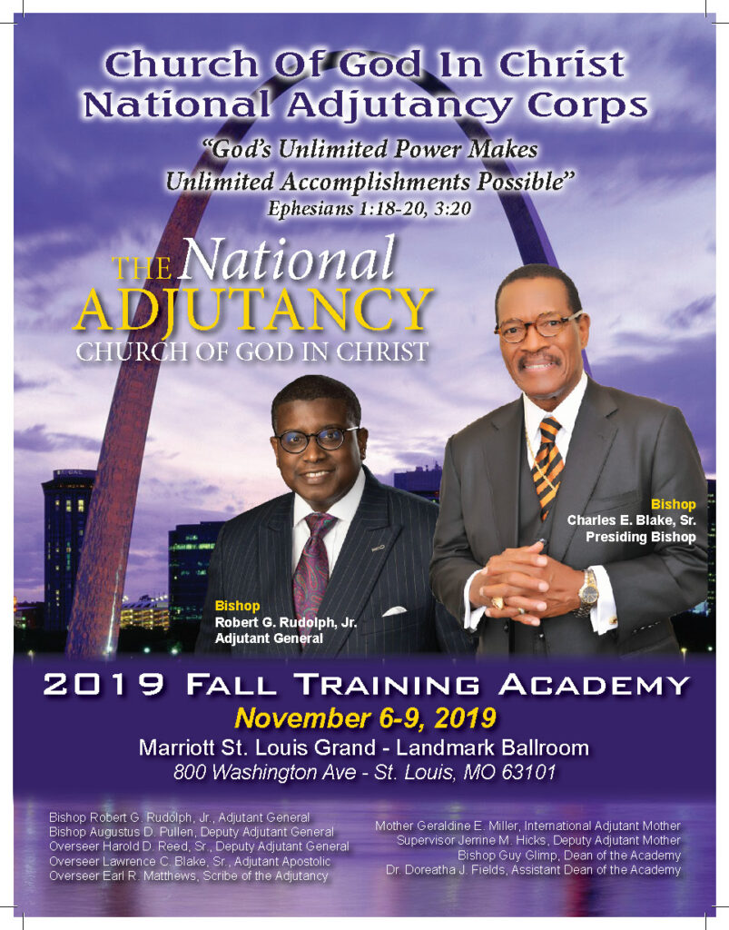Manuals - COGIC Adjutancy