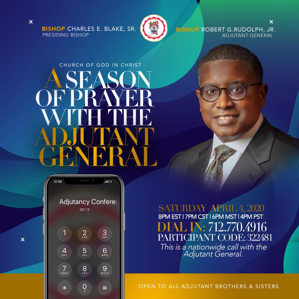A Season Of Prayer With The Adjutant General – COGIC Adjutancy