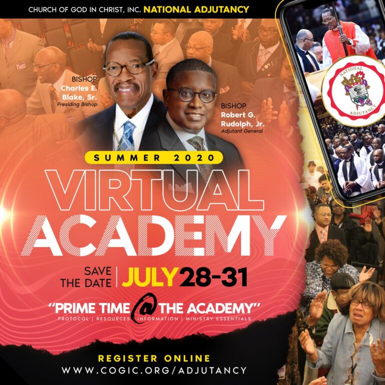 Summer 2020 Adjutancy Academy – COGIC Adjutancy