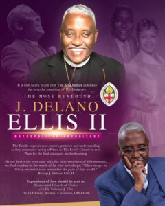 Notice of Ecumenical Ecclesiastical Transition – Bishop J. Delano Ellis ...
