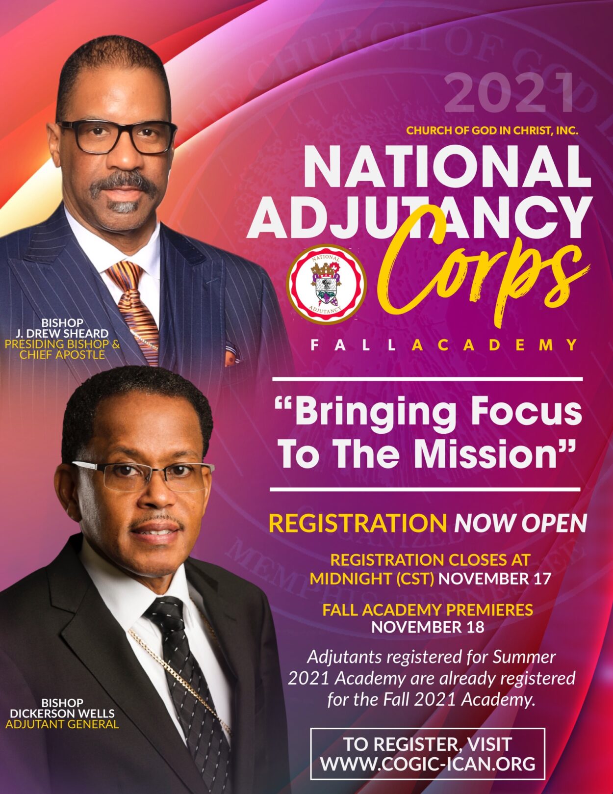 COGIC Admin - COGIC Adjutancy