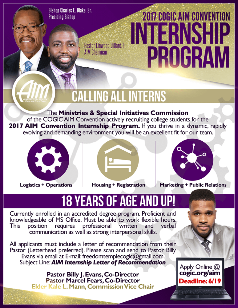Internship Program - Auxiliaries In Ministry