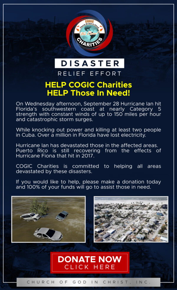 Disaster Relief – COGIC Charities