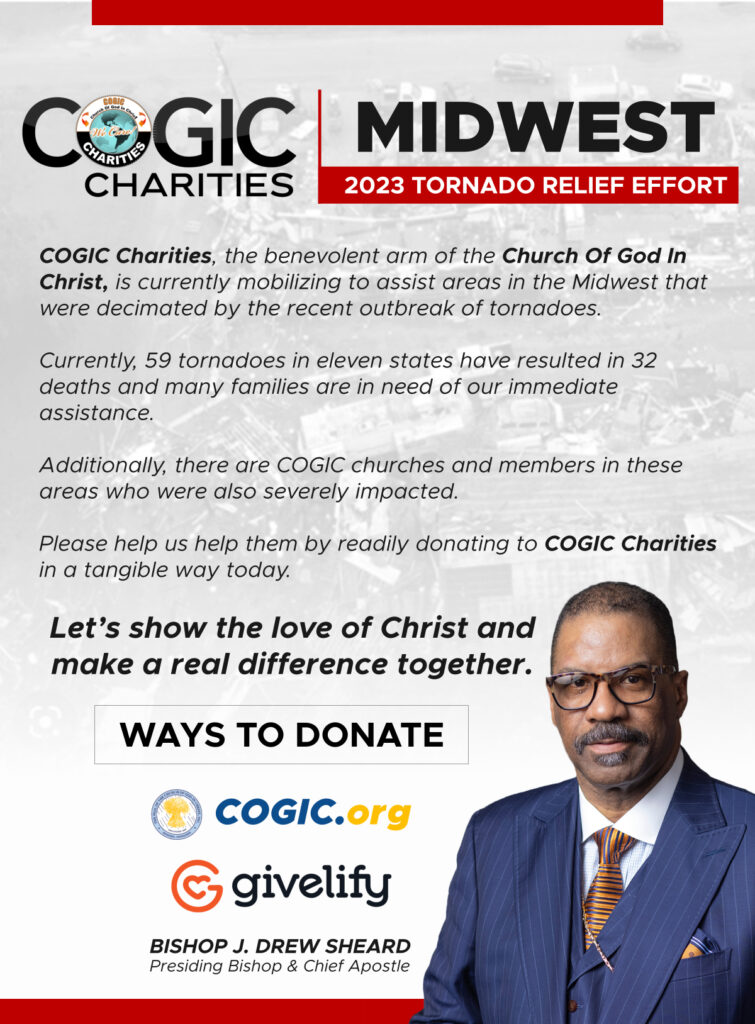 Disaster Relief - COGIC Charities