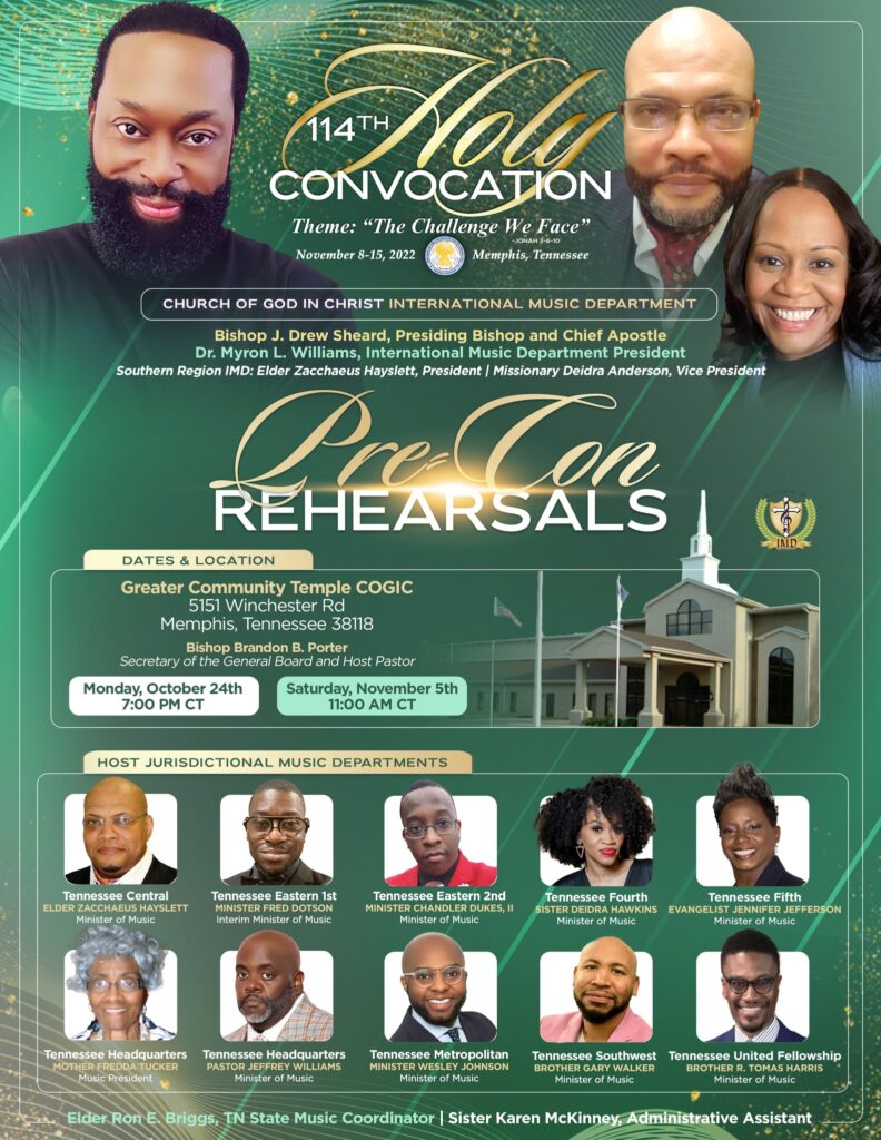 Church Of God In Christ, Inc. – International Music Department