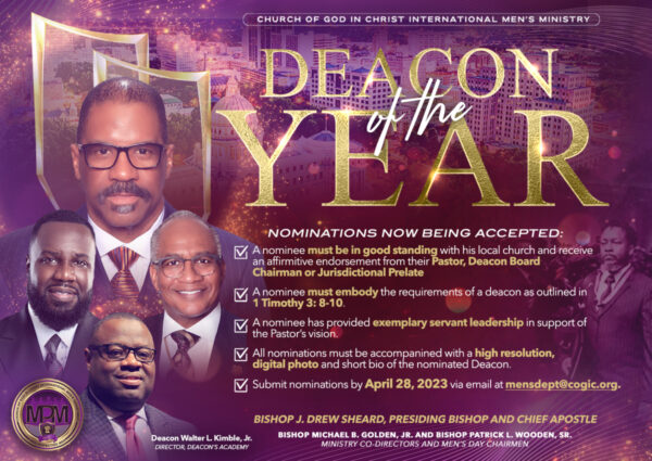 Men’s Conference - COGIC Men's Department