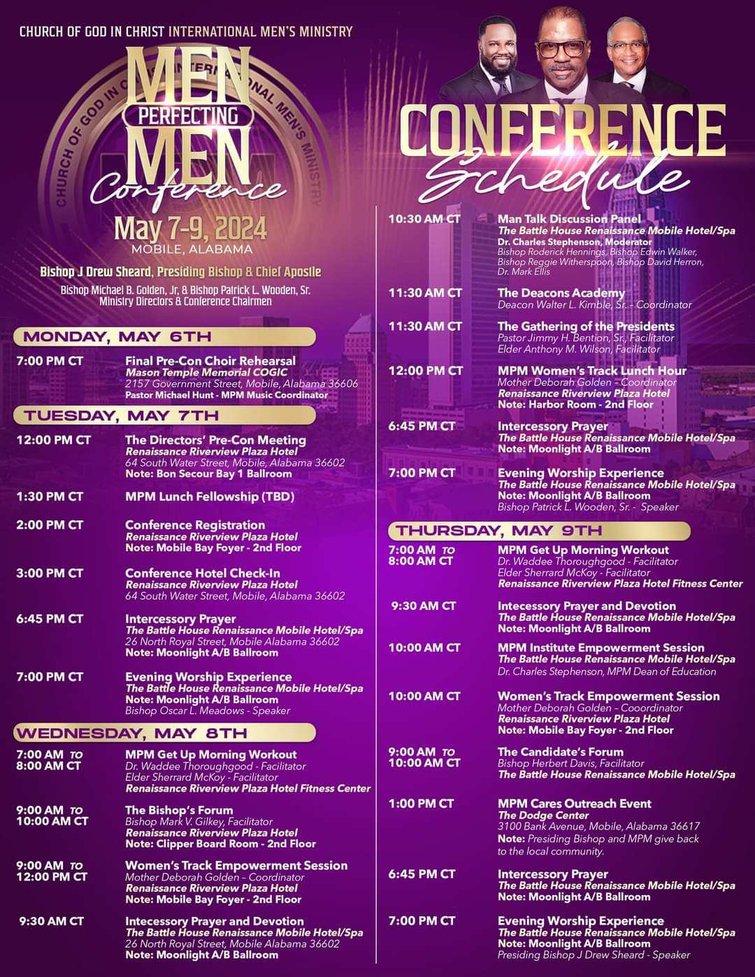 Men’s Conference - COGIC Men's Department