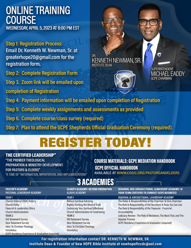 Home - The Council of Pastor's & Elder's