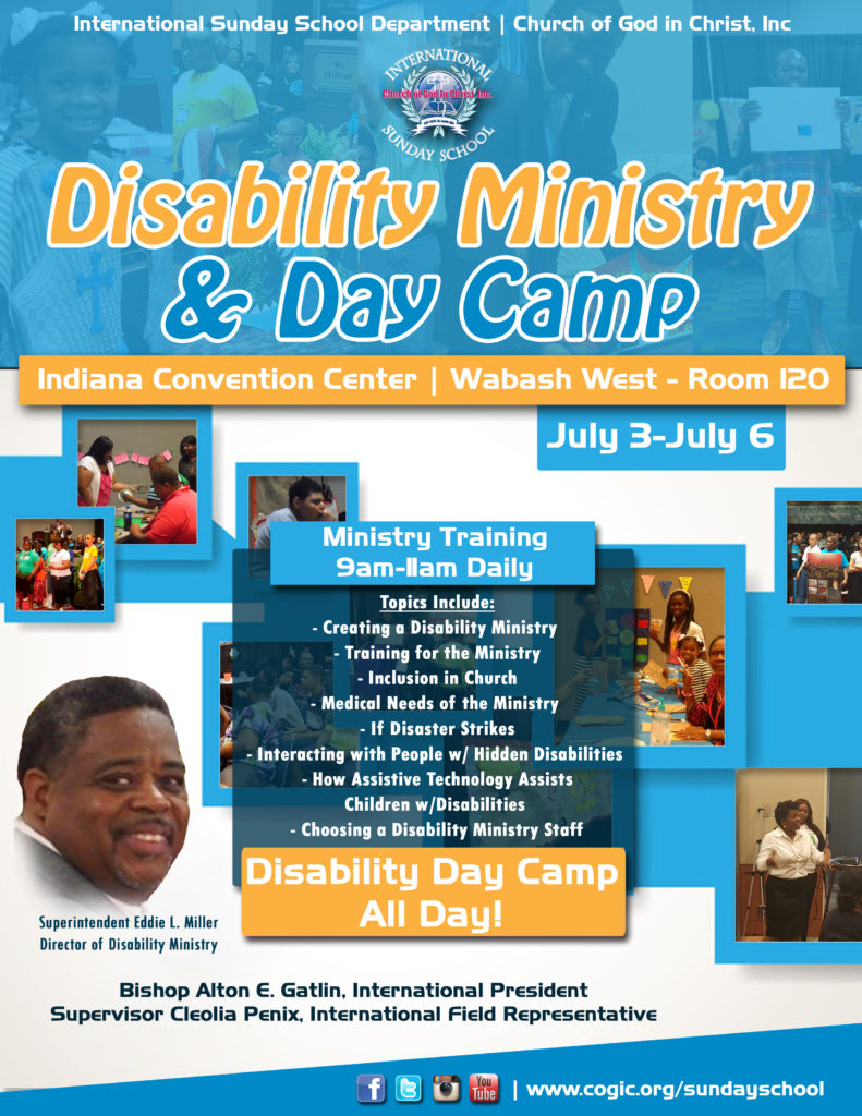 DISABILITY MINISTRY - International Sunday School Department