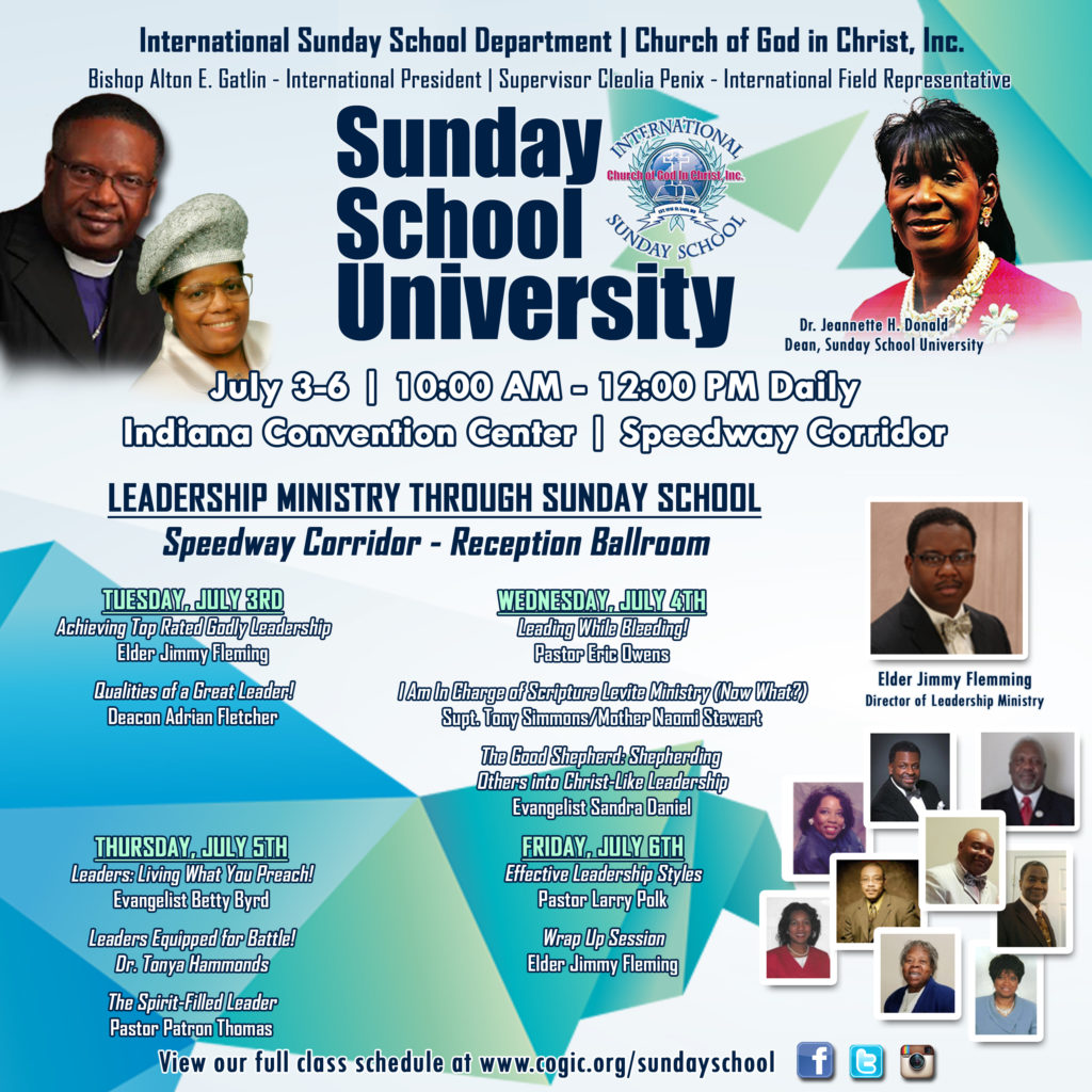 LEADERSHIP MINISTRY - International Sunday School Department