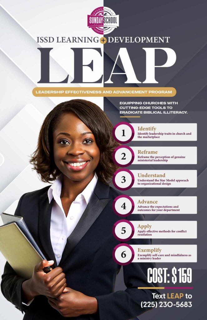 LEARNING AND DEVELOPMENT - International Sunday School Department