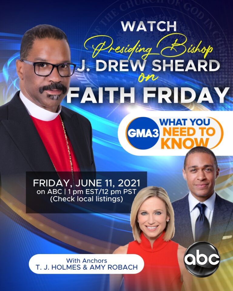 Watch Presiding Bishop J. Drew Sheard on GMA3’s Faith Friday - Church ...